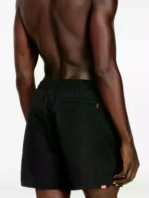 DIESEL® Logo-detail Swim Shorts - Black