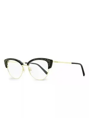 SWAROVSKI Glitter Cat-eye Glasses - Black