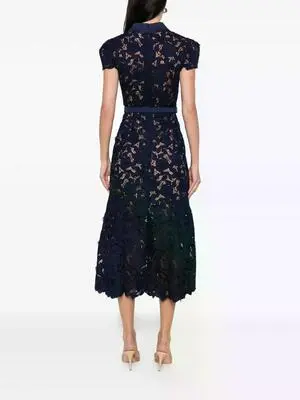 SELF-PORTRAIT Guipure-lace Midi Dress