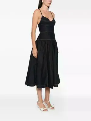 Zimmermann Sleeveless Denim Midi Dress