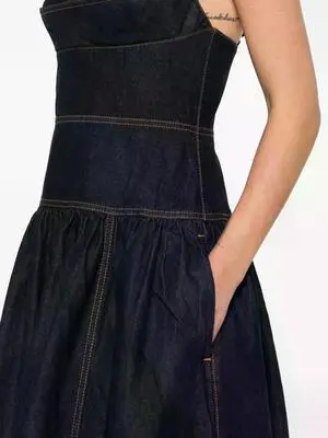 Zimmermann Sleeveless Denim Midi Dress