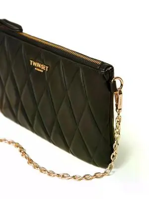 TWINSET Quilted Mini Bag - Black