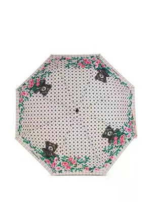 Moschino Floral Bear-print Umbrella - Neutrals
