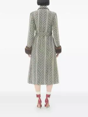 Valentino Garavani Printed Single-breasted Coat