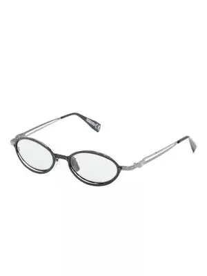 KUBORAUM Oval Frame Eyeglasses - Black