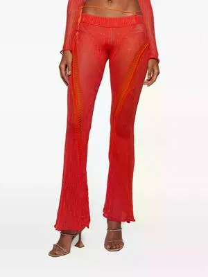 ROBERTA EINER Disco Trousers - Red