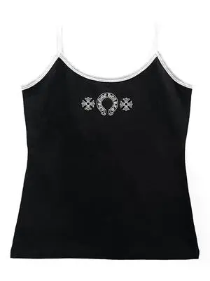 Chrome Hearts Horseshoe-logo Tank Top - Black