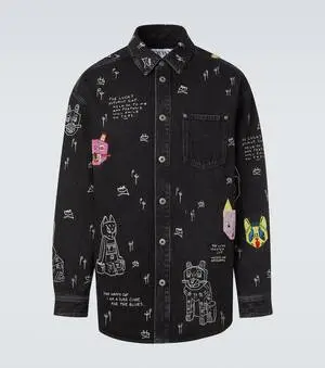 Loewe Embroidered Overshirts For Men