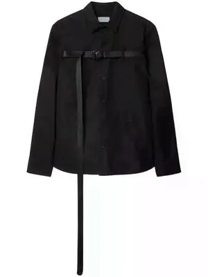 Off-White Buckled Cotton Shirt