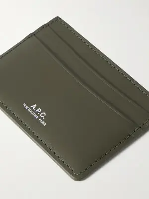 A.p.c. Andre Leather Cardholder