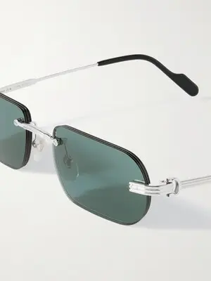 Cartier Première De Square-frame Rimless Sunglasses