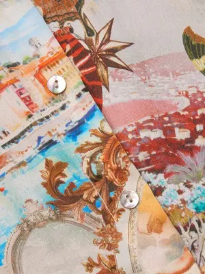 L'Agence Tyler Printed Silk Blouse