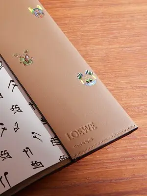 Loewe X Louis Wain Leather Notebook