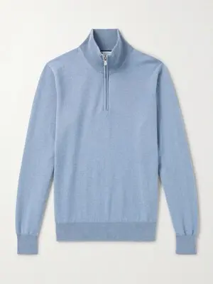 Men's Brunello Cucinelli Blue Sweaters