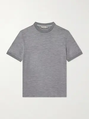 Canali Virgin Wool-jersey T-shirt