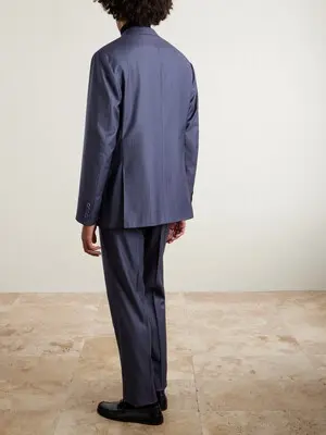 Canali Stretch-wool And Cashmere-blend Suit Jacket