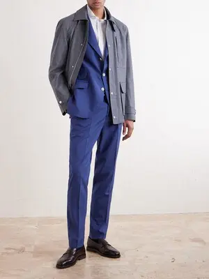 Brunello Cucinelli Unstructured Virgin Wool Suit Jacket