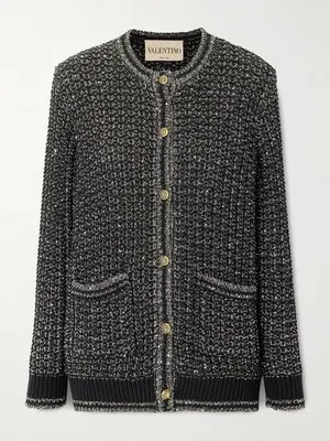 Valentino Garavani Button Detailed Cardigans For Women