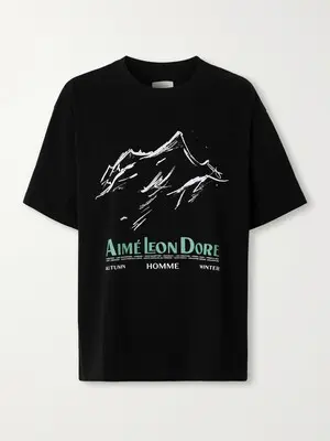 Aimé Leon Dore Printed Cotton-jersey T-shirt