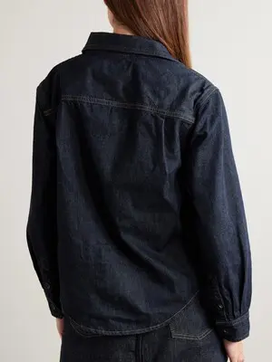 FRAME The Polished Denim Shirt - Blue