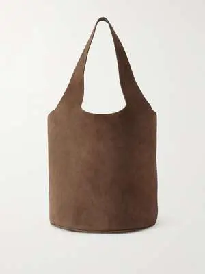 A.emery Timms Suede Tote - Dark Brown