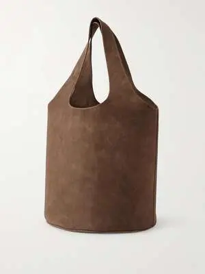 A.emery Timms Suede Tote - Dark Brown