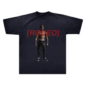 TRAVIS SCOTT Rodeo 10 Years Action Figure Tee - Black