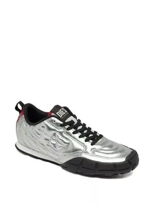 DIESEL® S-pagodha Quilted-design Low Sneakers - Silver