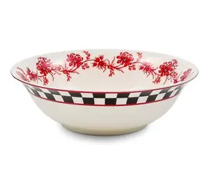 MACKENZIE-CHILDS Cardinal Toile Serving Bowl - One-color