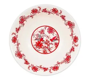 MACKENZIE-CHILDS Cardinal Toile Serving Bowl