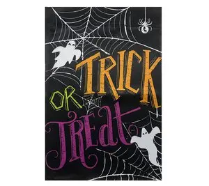NORTHLIGHT Spider Webs & Ghosts Yard Garden Fla 28' X 40 - One-color