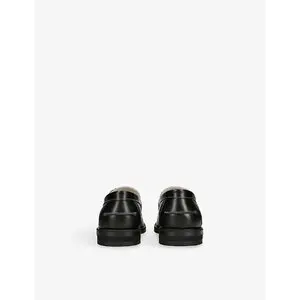 DUKE + DEXTER Wilde Sketch Leather Loafers