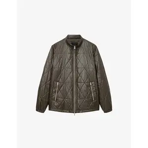 ALLSAINTS Tribex Shine Funnel-neck Quilted Jacket