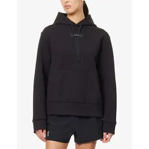 On Focus Tech Relaxed-fit Stretch-cotton Blend Hoody