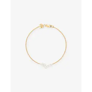 ASTRID & MIYU Crystal Scatter Bracelet - 18ctgoldplatedsilver
