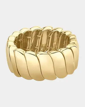 ANITA KO Large Zoe Ring - 05 Yellow Gold
