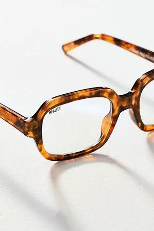 REALITY EYEWEAR Beatnik Square Readers - Tortoise