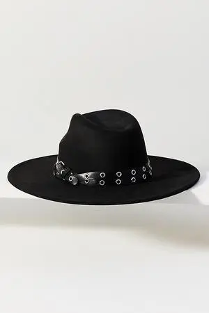 8 Other Reasons Flat-brim Felt Rancher - Black
