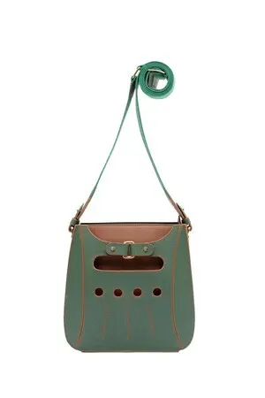 Perrin Cabbie Crossbody Bag - Gold