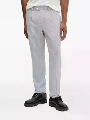 MARCIANO Striped Pressed Crease Trousers