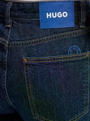 Hugo Five-pocket Straight Leg Jeans