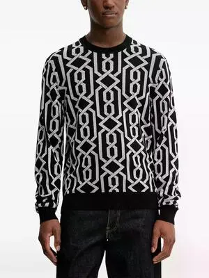 Hugo Jacquard-pattern Sweater