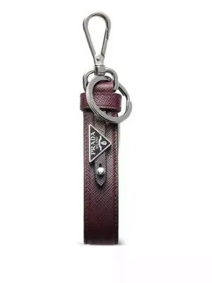 Prada Saffiano Leather Keychain