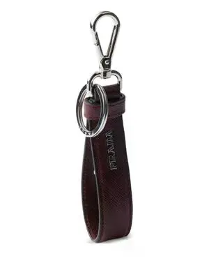 Prada Saffiano Leather Keychain