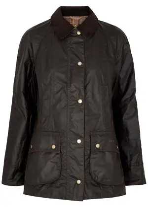 Barbour Beadnell Waxed Cotton Jacket - Brown