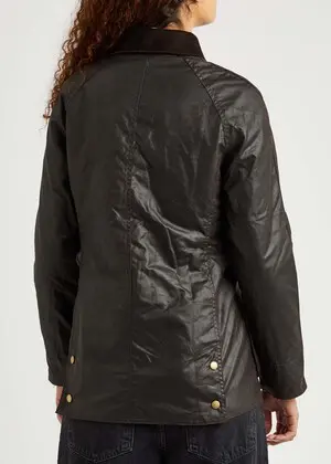 Barbour Beadnell Waxed Cotton Jacket - Brown