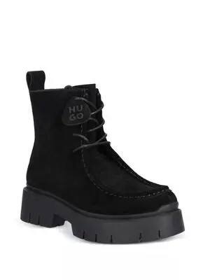 Hugo Suede Lace-up Boots