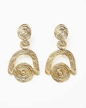 COG Frida Statement Earrings - Gold