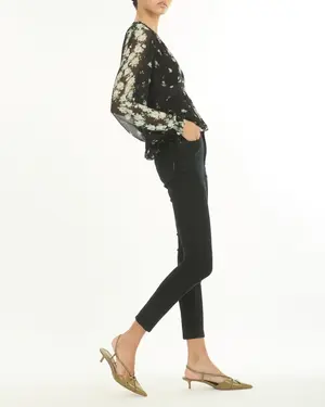 SECRET PON-PON Emerson Floral Print Blouse