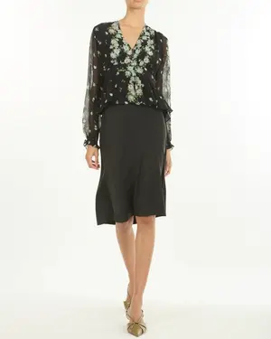 SECRET PON-PON Emerson Floral Print Blouse